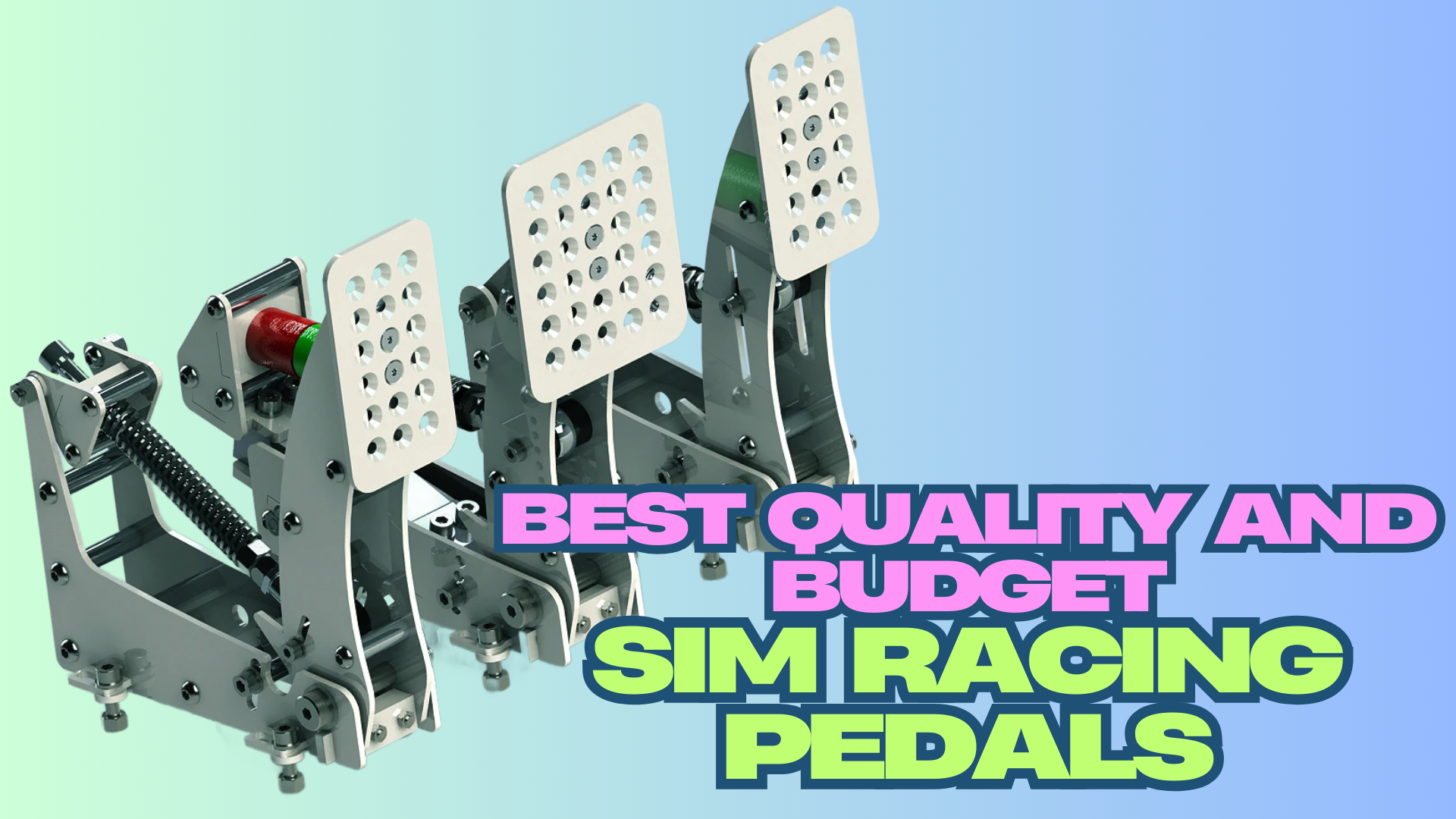 Sim Racing Pedals – Premium CAD Design for DIY Build - DIY Sim Studio